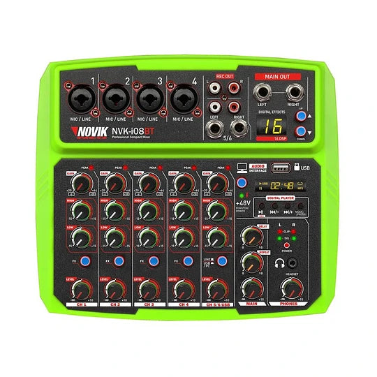 MIXER NOVIK NVK I08BT – Rincón del Músico